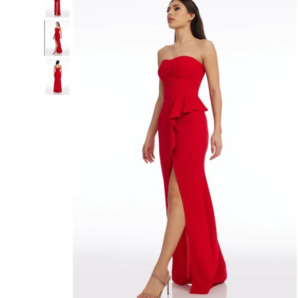 Dress the Population | Dresses | Nwt Dress The Population Kai Gown Xs ...